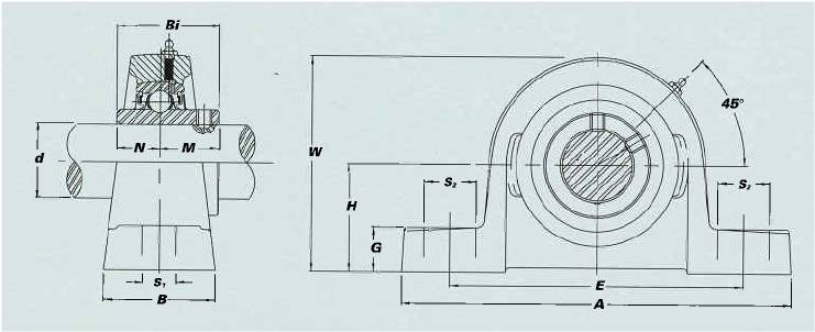 UCP_Bearing Base_SC Transmission